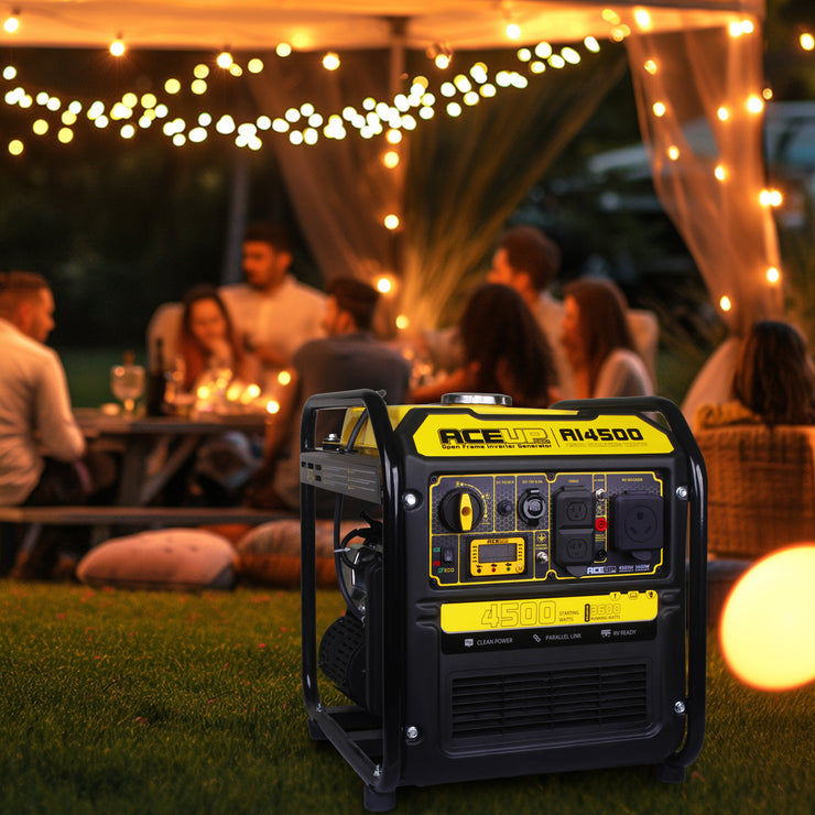 Aceup Energy 4500 Watt Open Frame Inverter Generator, Gas Powered Gene ...