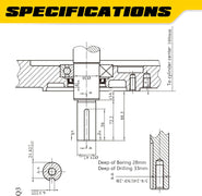 Aceup Energy 18HP 459cc Gas Engine Horizontal Shaft, 4 Stroke OHV Gas ...