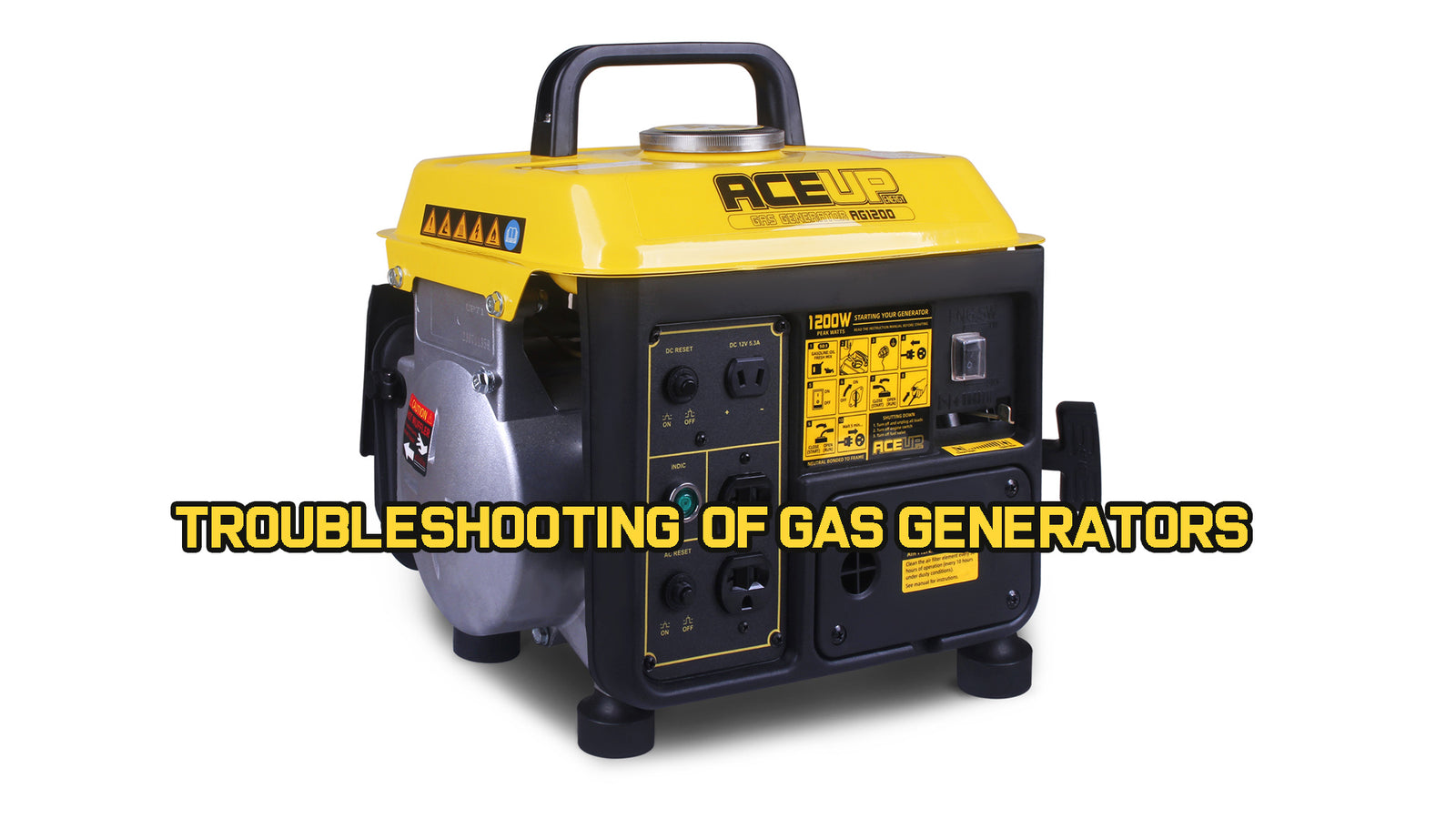 Aceup Energy 1000 Watts 2-Stroke Gas Powered Generator | Portable Smal ...